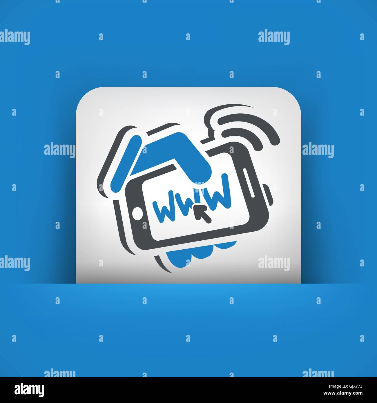 Phone web connection Stock Vector Image & Art - Alamy