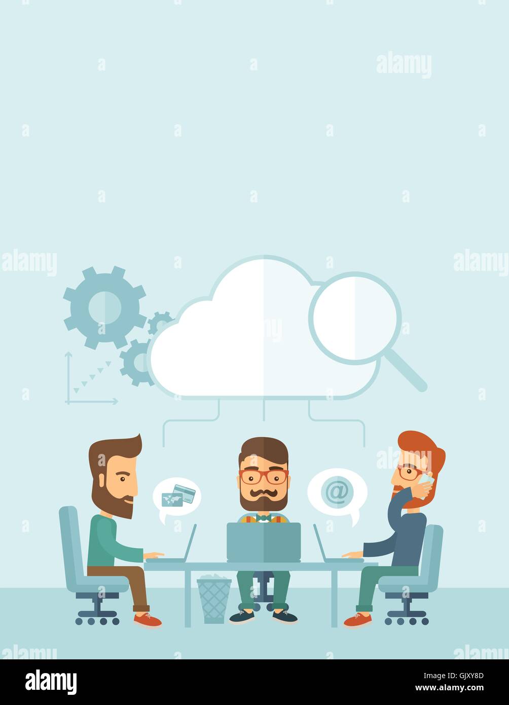 Cartoon work zone Stock Vector Images - Alamy