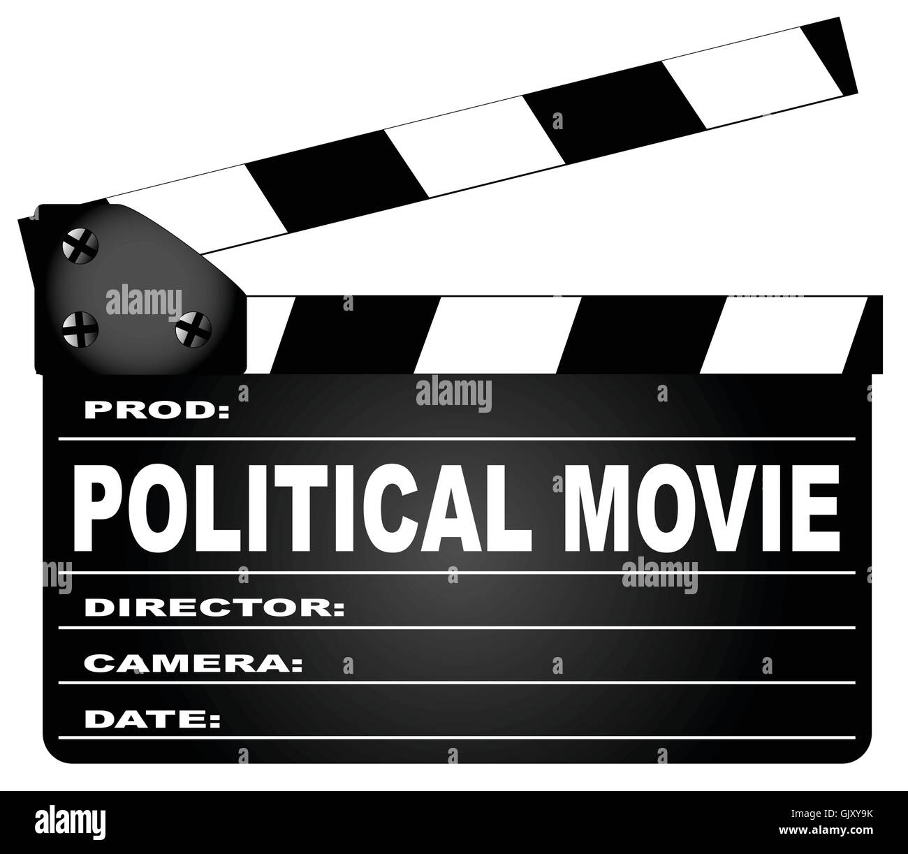 Political Movie Clapperboard Stock Vector Image & Art - Alamy