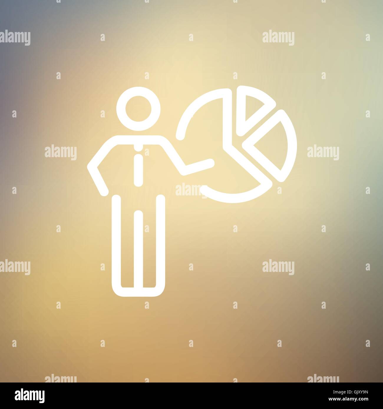 Line chart meeting Stock Vector Images - Alamy