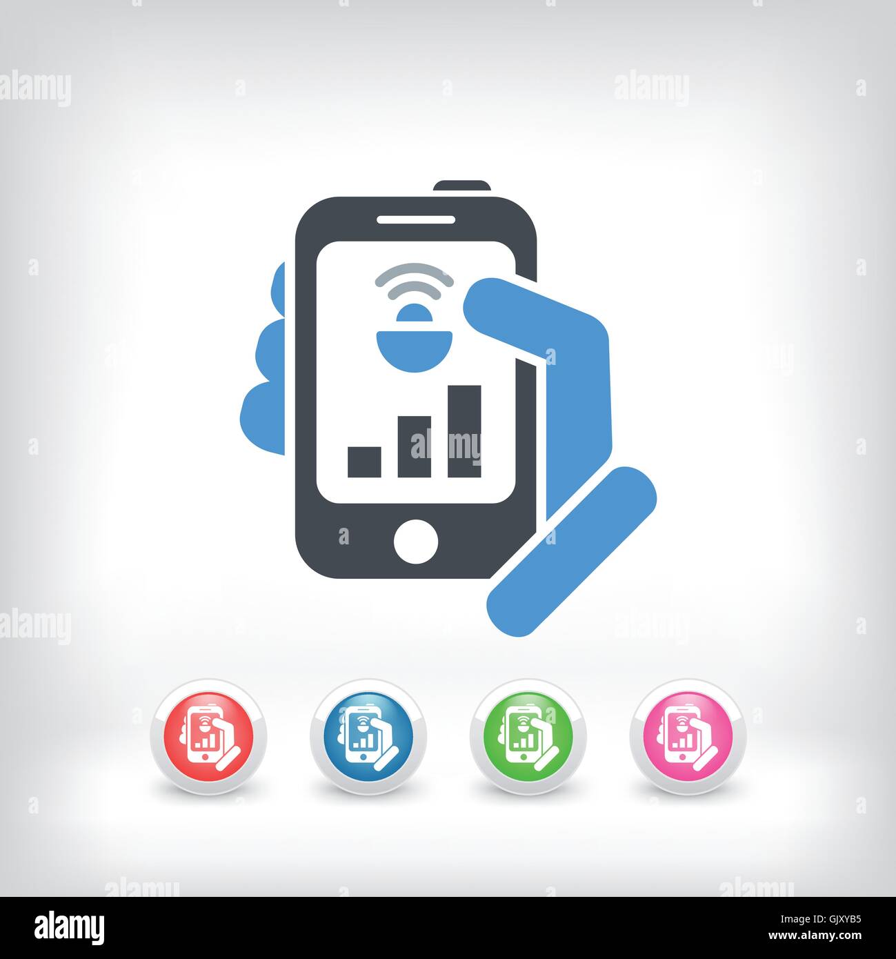 Smartphone connection icon Stock Vector Image & Art - Alamy