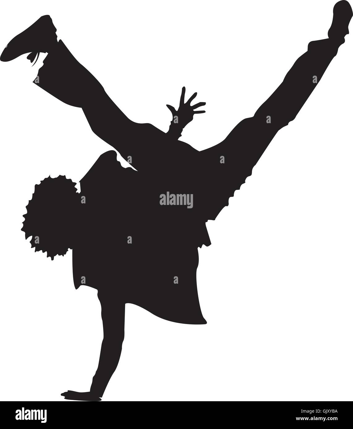 Breakdance vector hi-res stock photography and images - Alamy