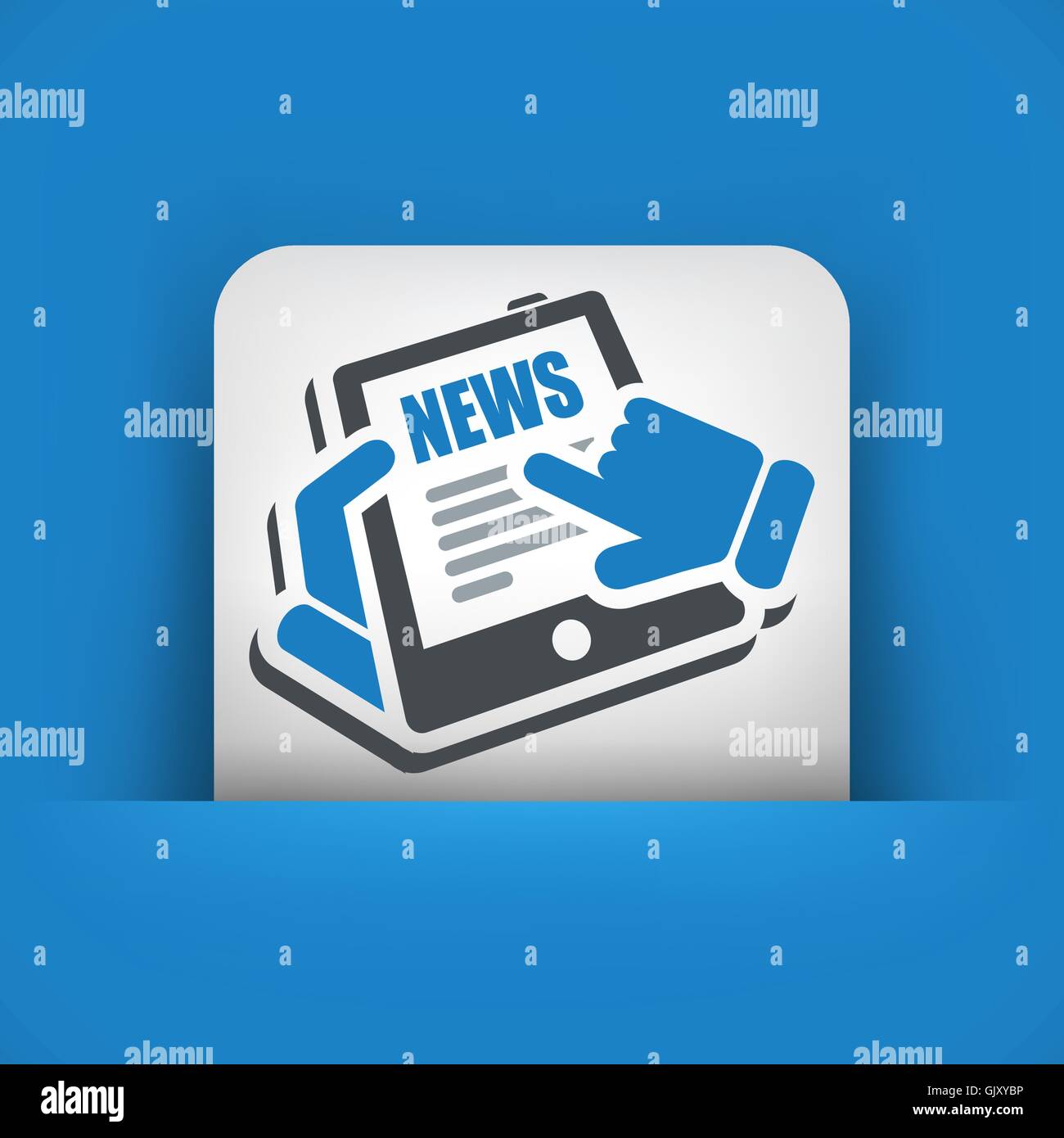 News application Stock Vector Images - Alamy
