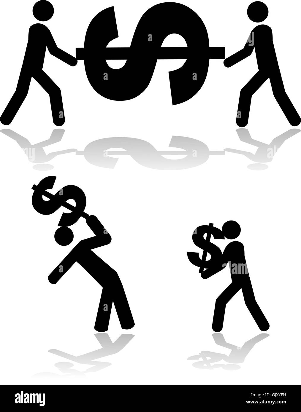 Big dollar sign money Black and White Stock Photos & Images - Alamy