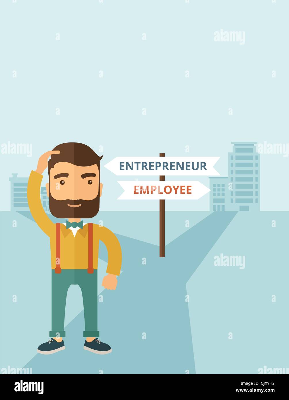 Entrepreneur vector hi-res stock photography and images - Alamy