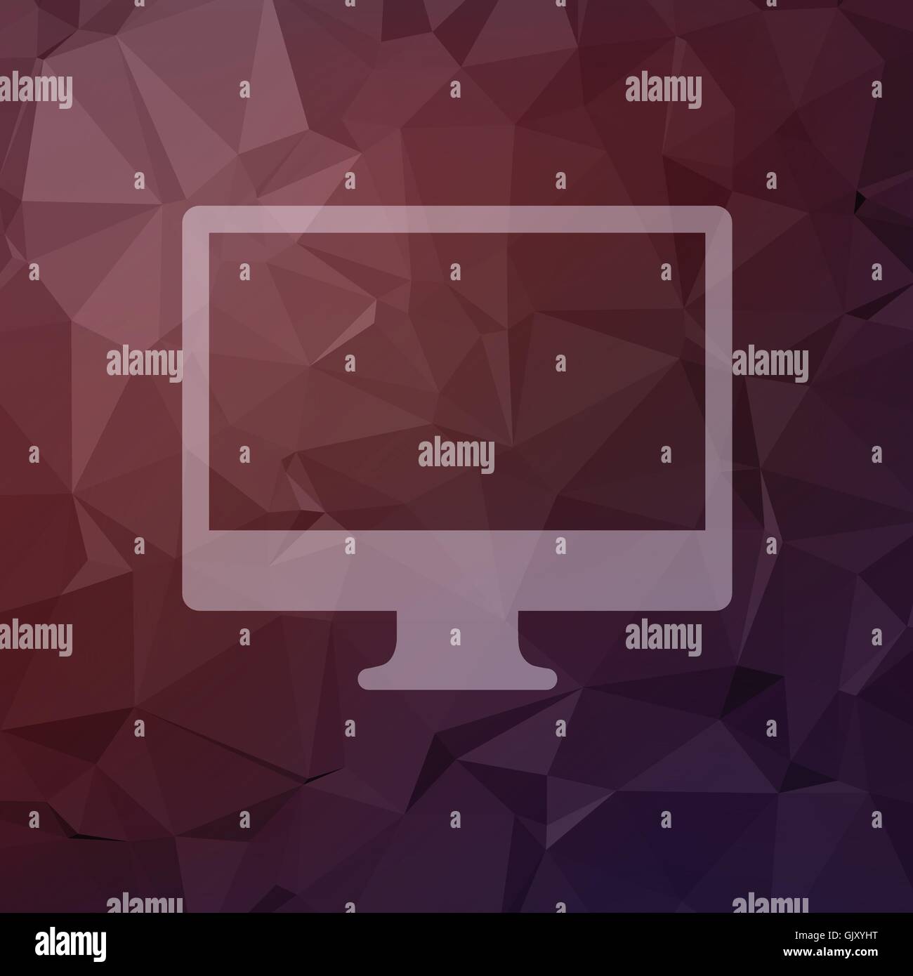 Computer monitor in flat Stock Vector Images - Alamy