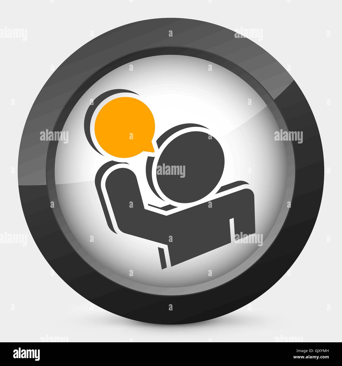 Talk icon 3d Stock Vector Image & Art - Alamy