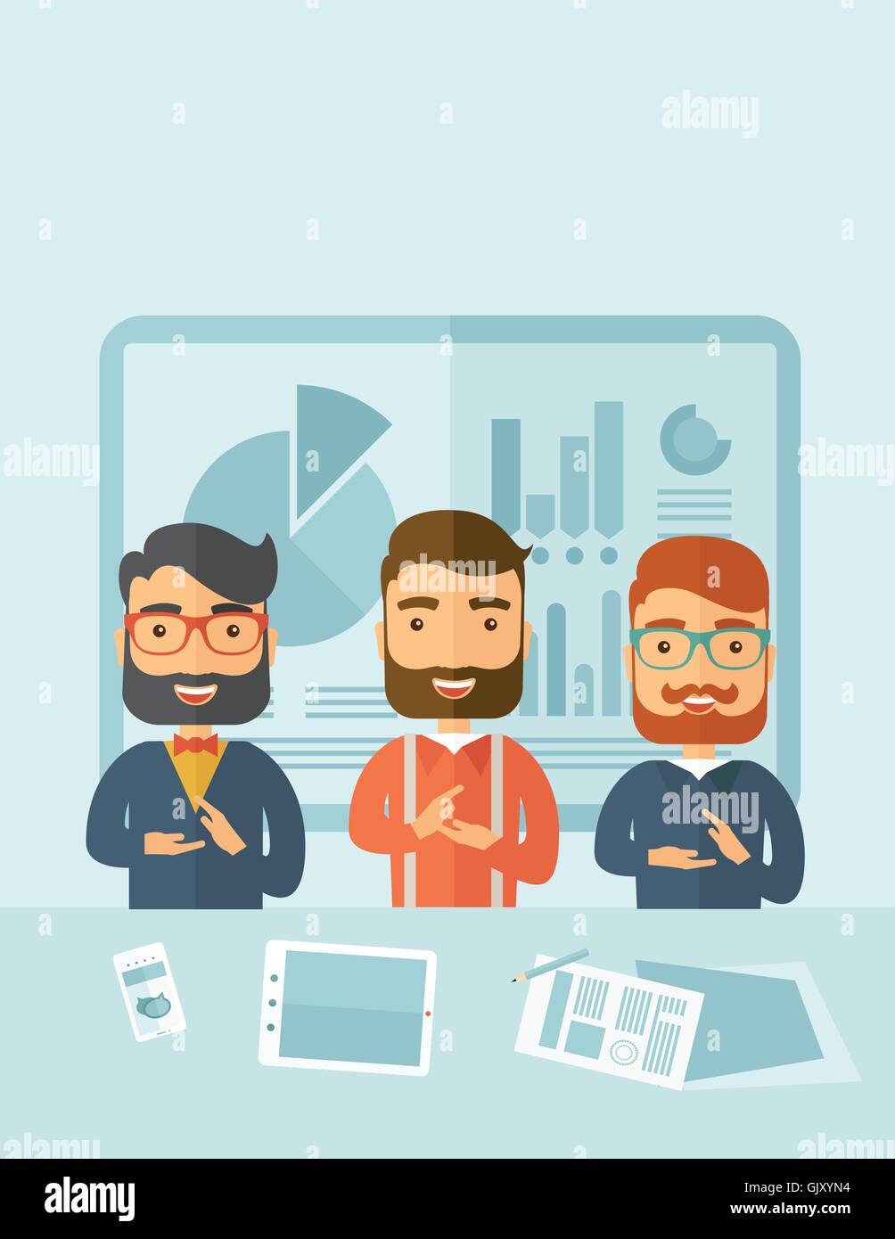 Cartoon business writing Stock Vector Images - Alamy