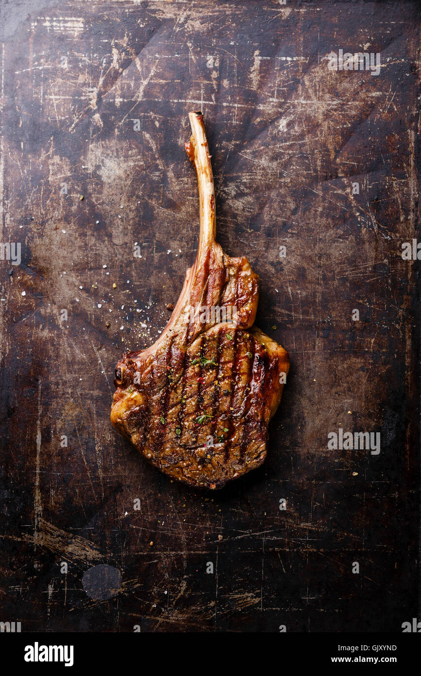 Rib of beef grilled hi-res stock photography and images - Alamy