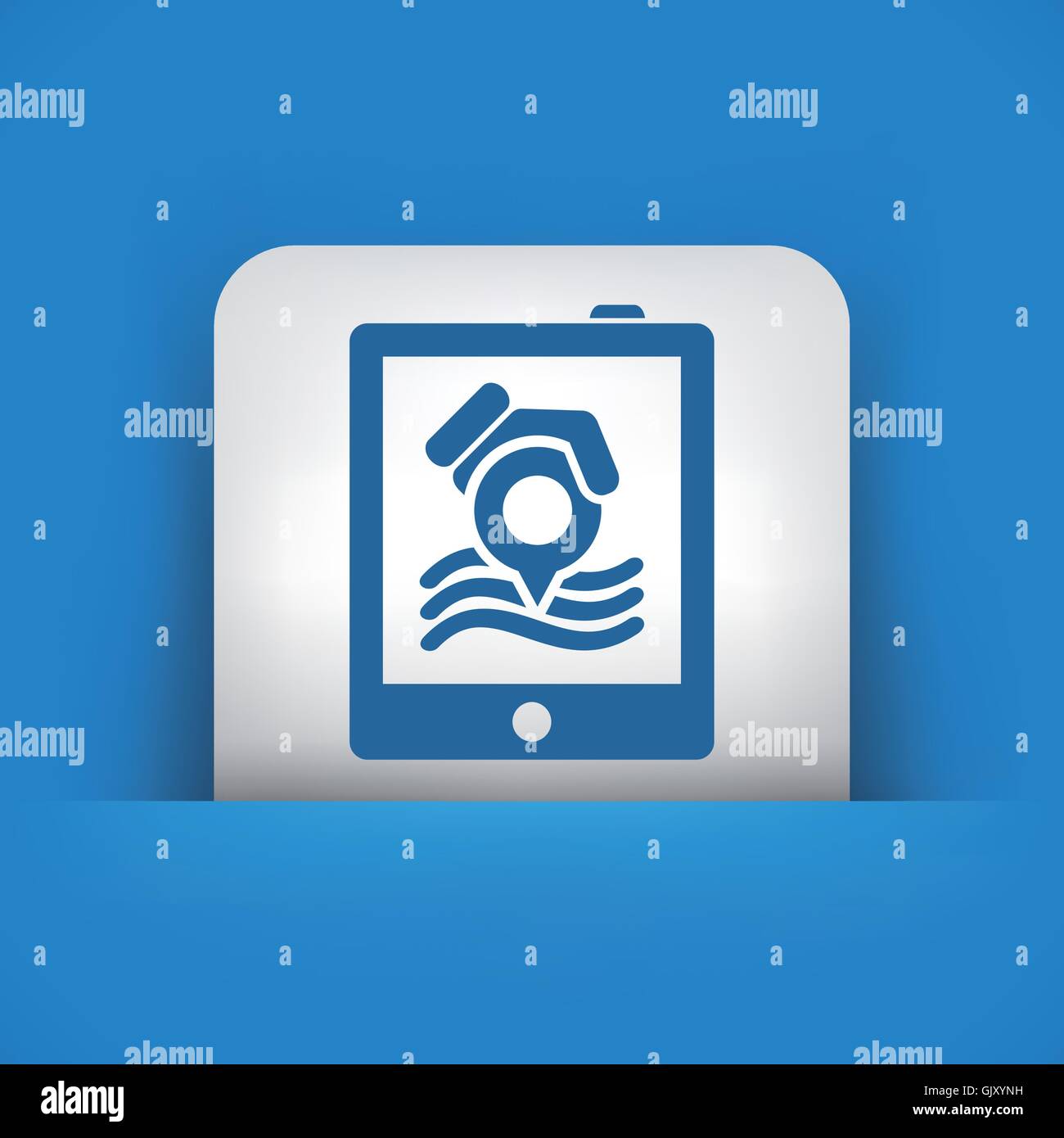 Sea map pointer Stock Vector Image & Art - Alamy