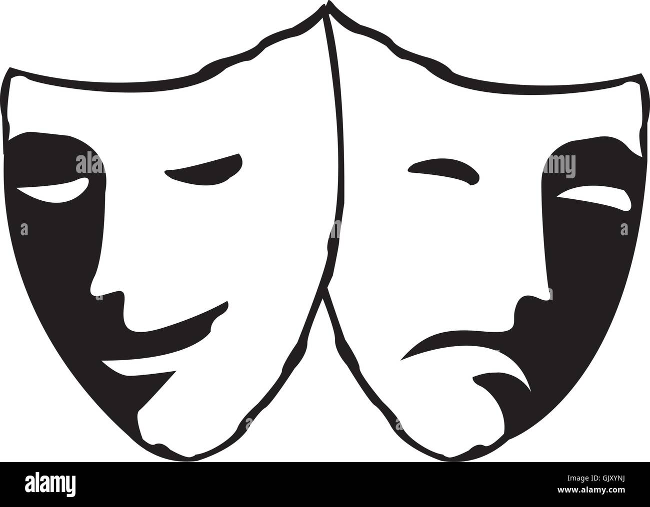 Drama masks curtain hi-res stock photography and images - Alamy