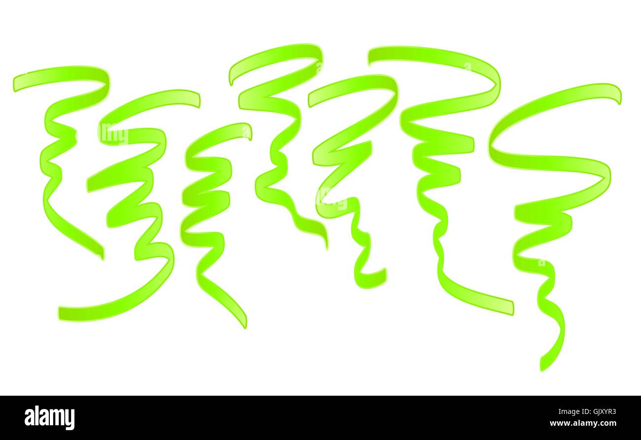 falling green confetti Stock Vector Image & Art - Alamy