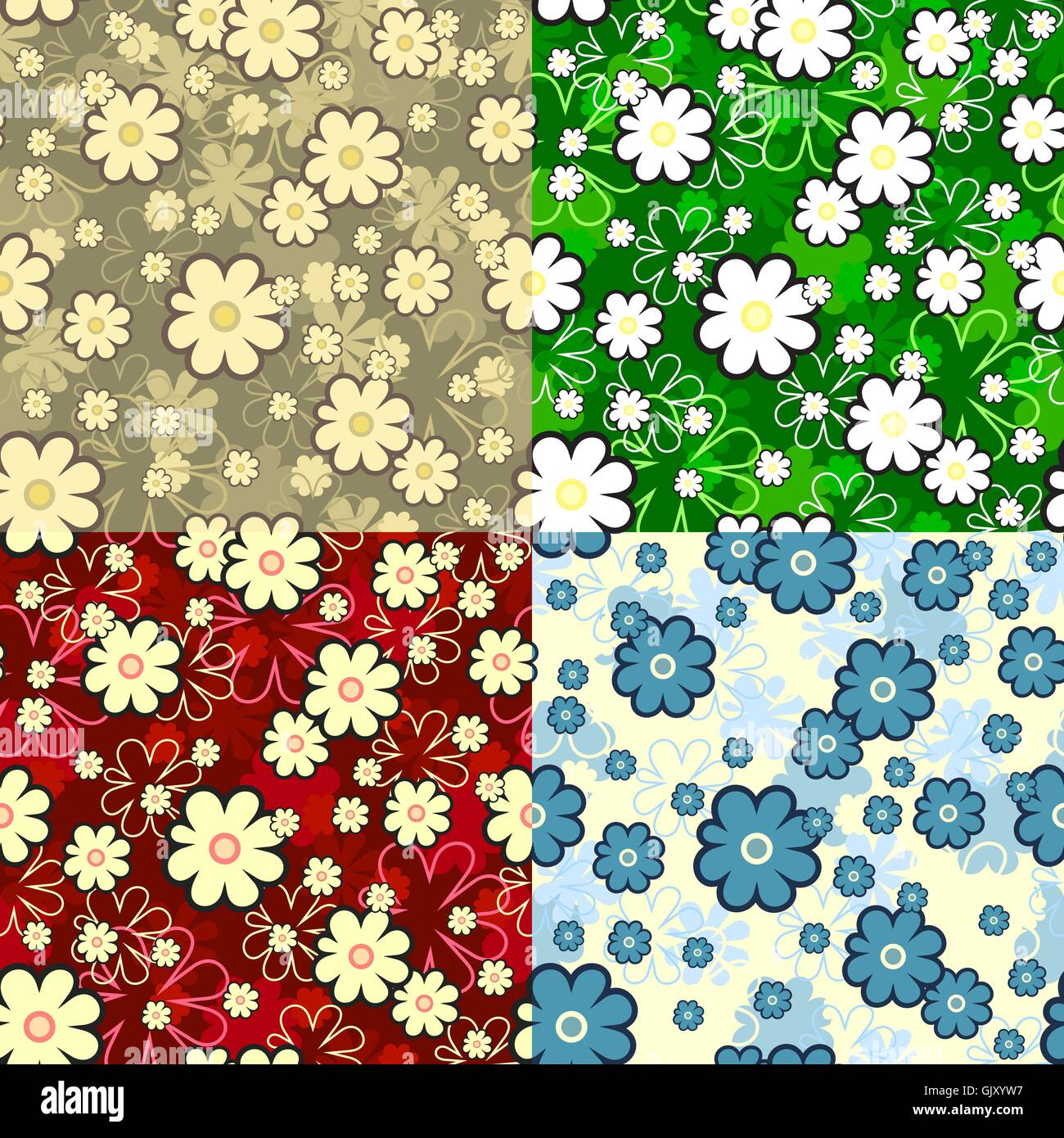 Blue wall background plant Stock Vector Images - Alamy