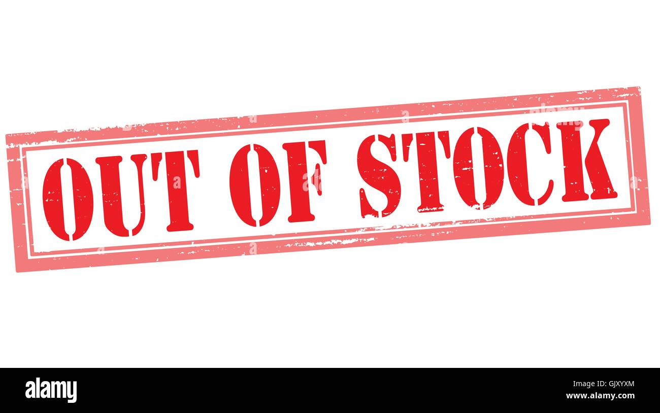 Out of stock Stock Vector Image & Art - Alamy