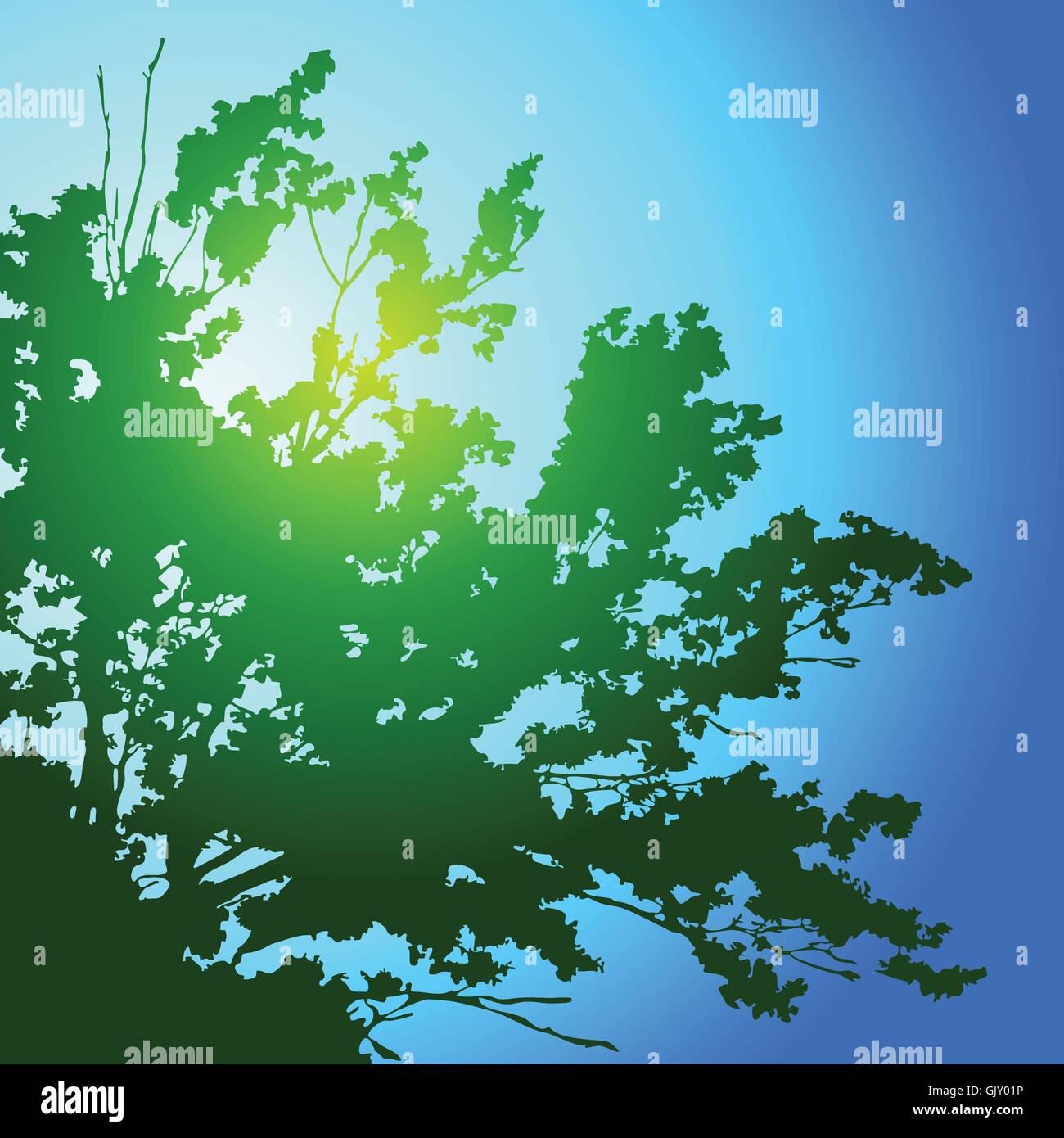 Silhouette against light Stock Vector Images - Alamy