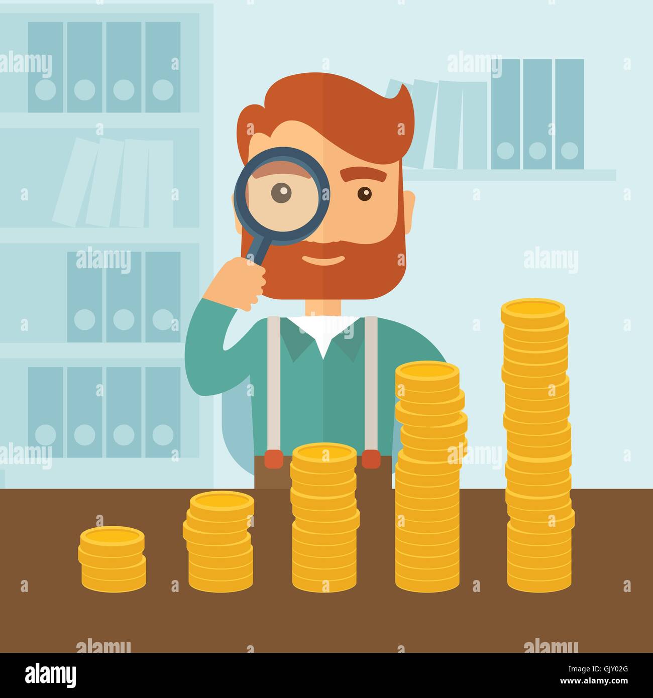 Growing business in financial aspects Stock Vector Image & Art - Alamy