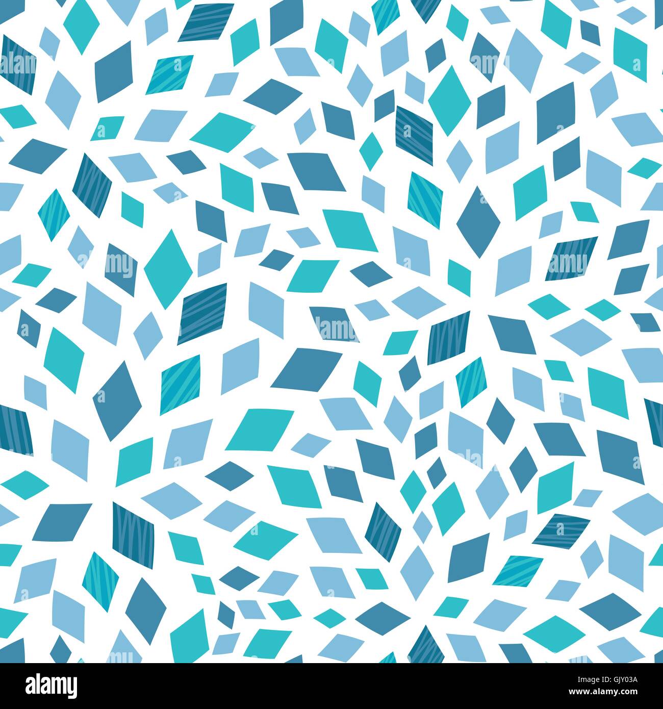 Vector blue mosaic texture seamless pattern background Stock Vector ...