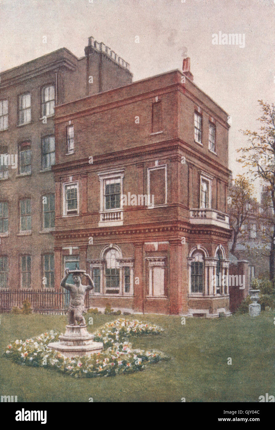 'Garden house, Clement's Inn, 1883' by Philip Norman. Vanished London ...
