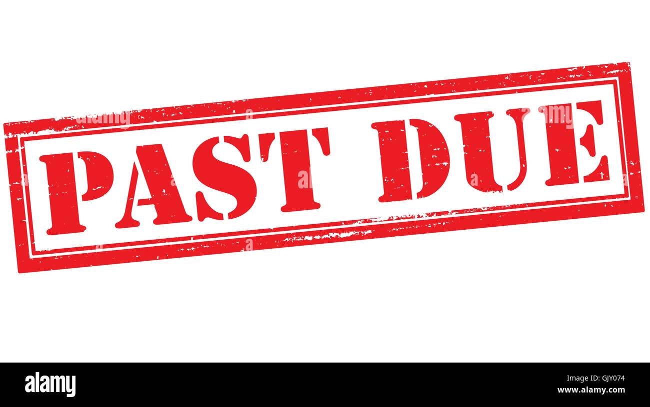 Past due stamp Stock Vector Images - Alamy