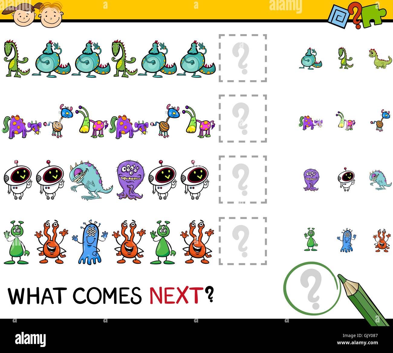 what comes next game cartoon Stock Vector Image & Art - Alamy