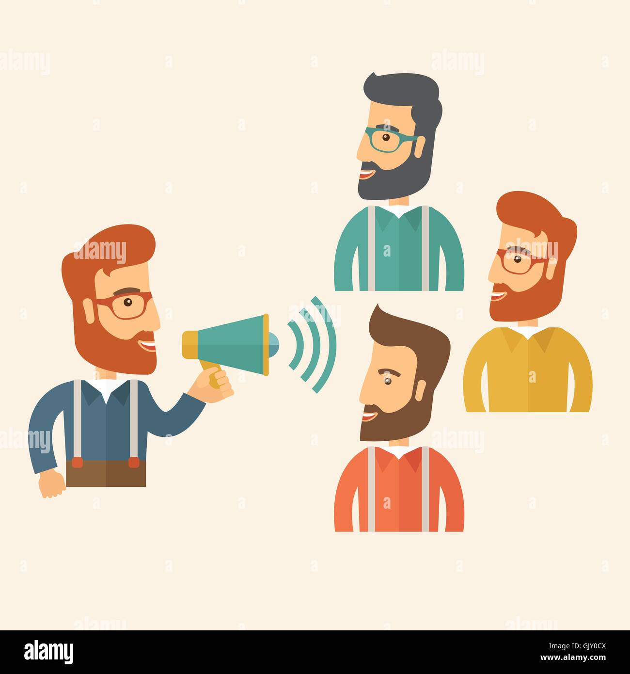 Group of smiling people Stock Vector Images - Alamy