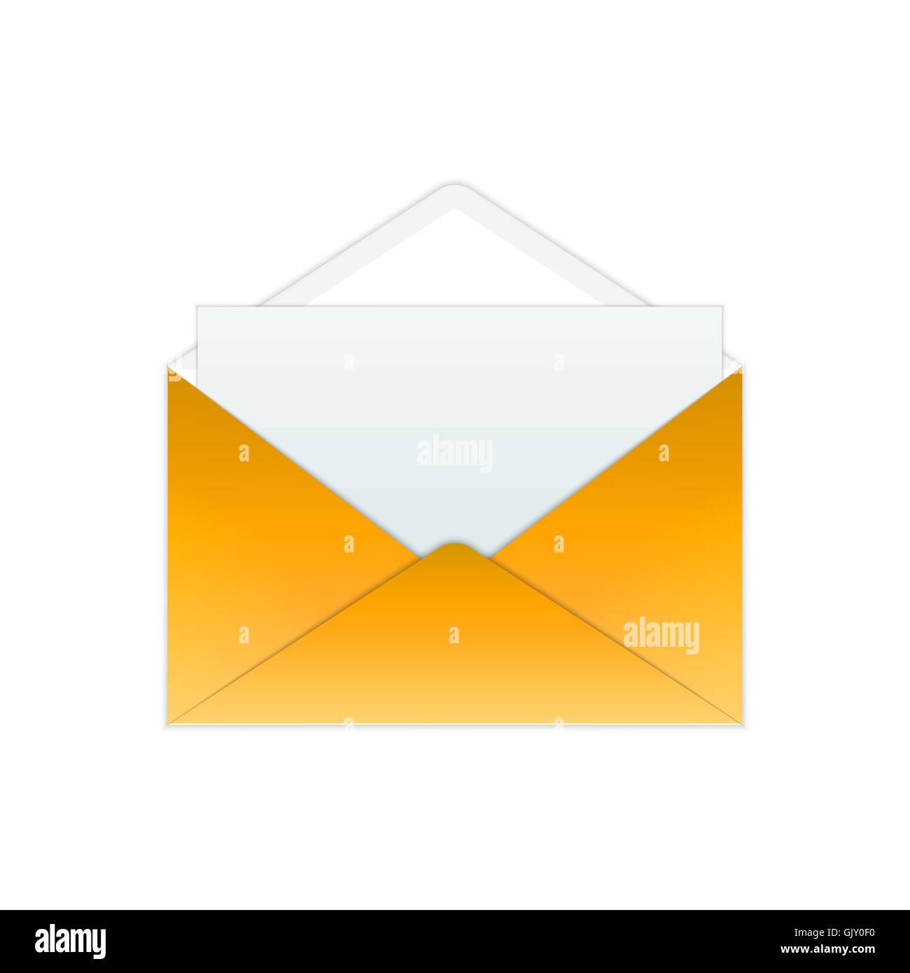 gold envelope and paper Stock Vector Image & Art - Alamy