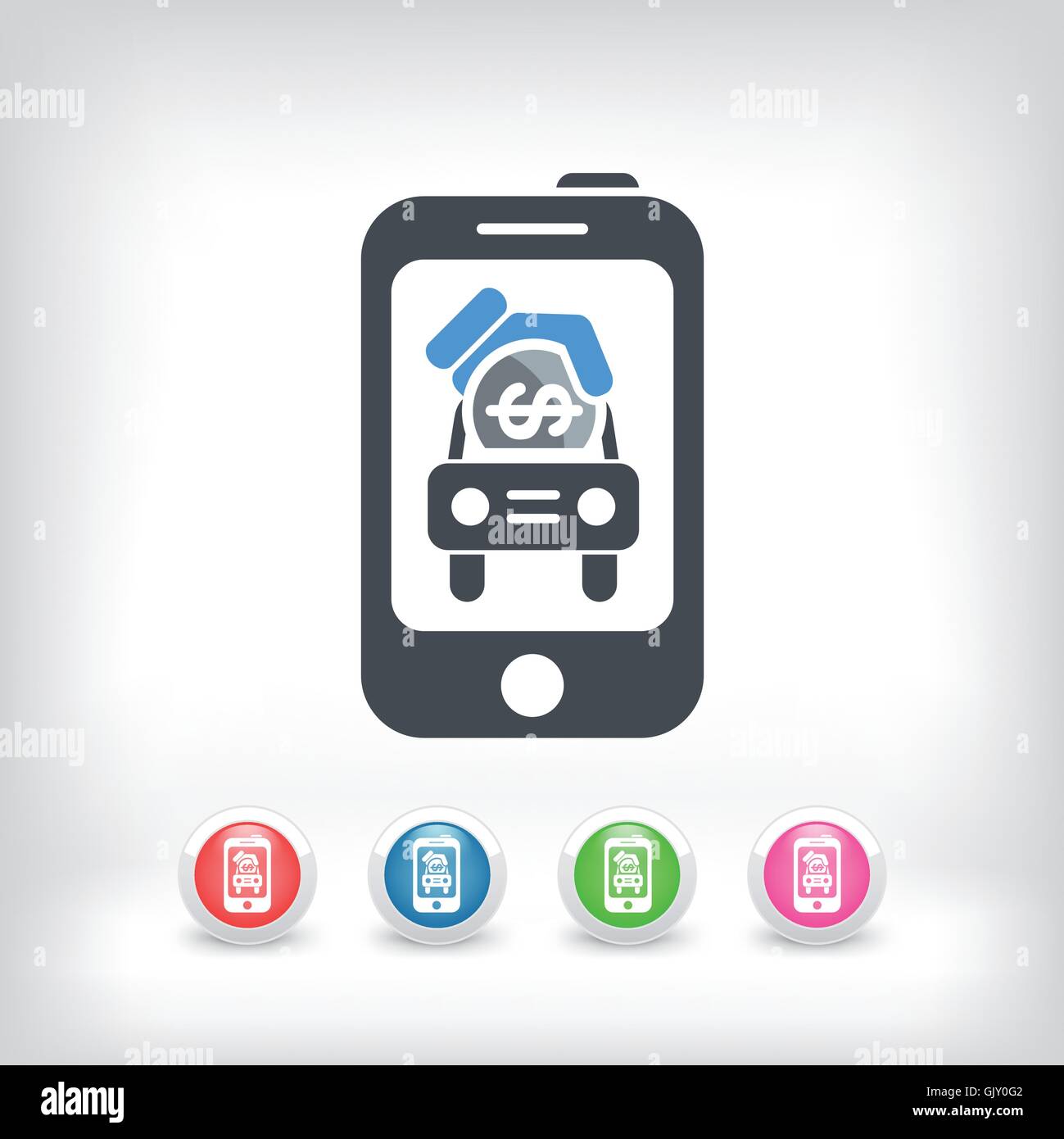 Mobile movement Stock Vector Images - Alamy