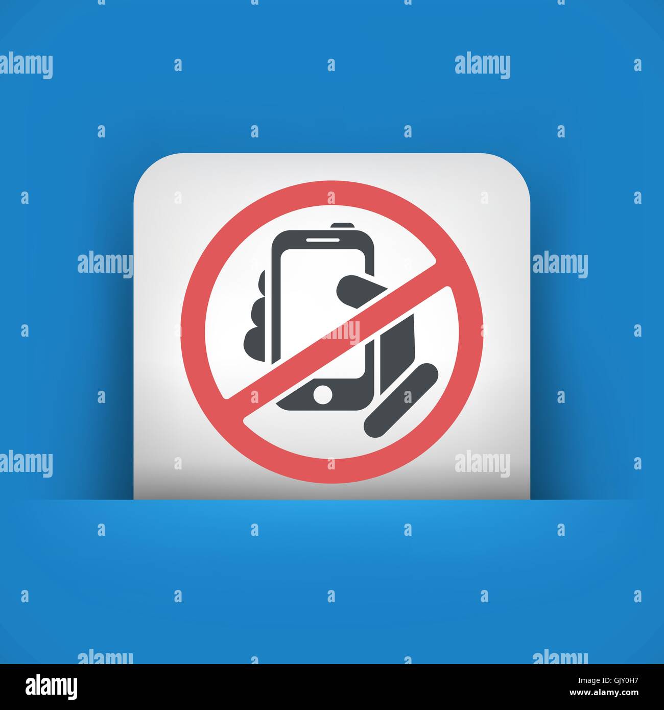 Forbidden phone icon Stock Vector Image & Art - Alamy