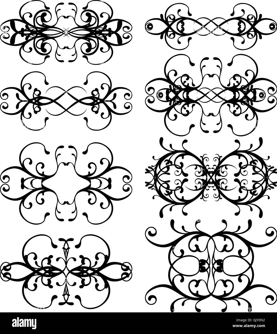 Gothic revival elements Cut Out Stock Images & Pictures - Alamy