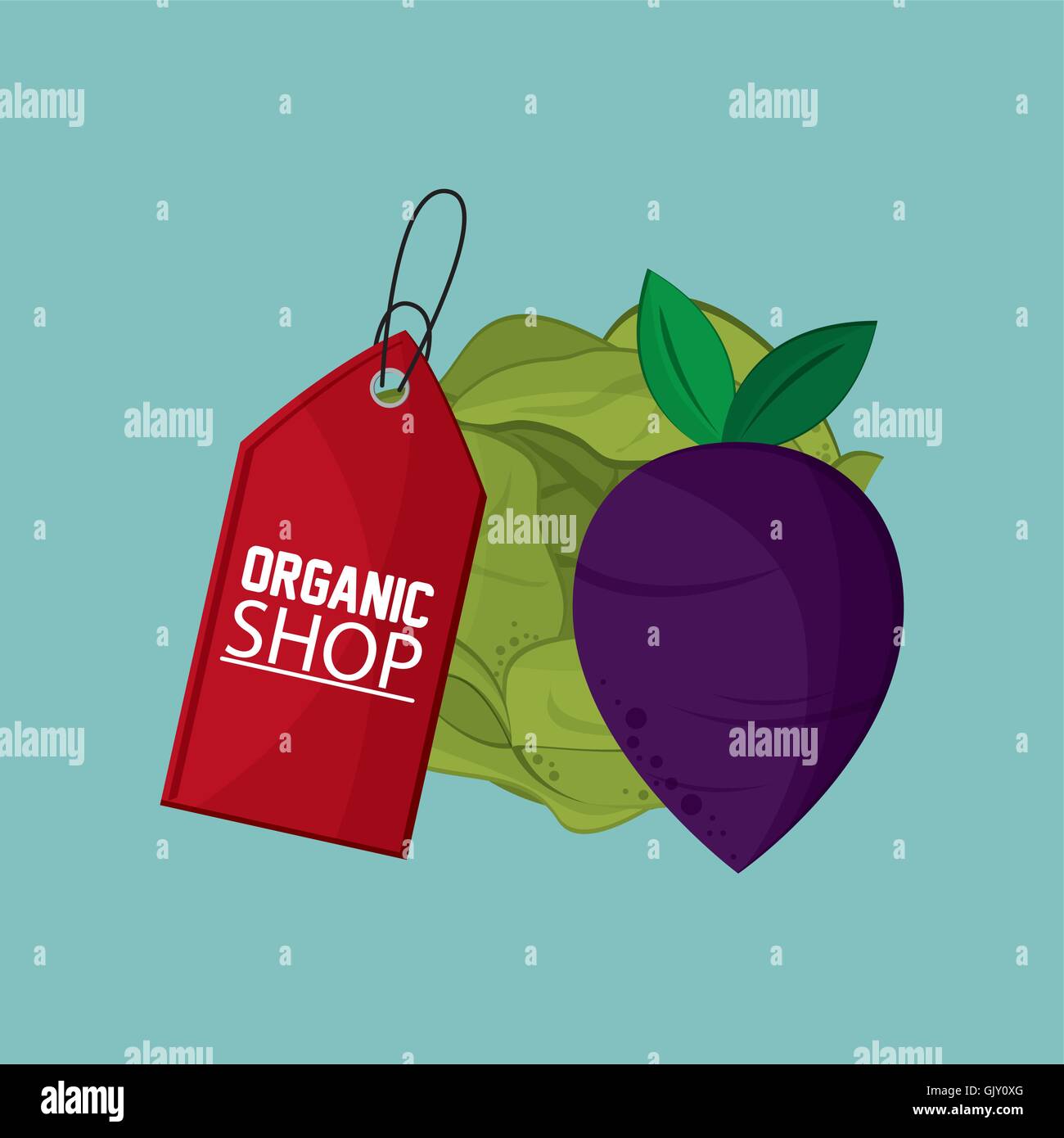 Organic shop design Stock Vector Image & Art - Alamy