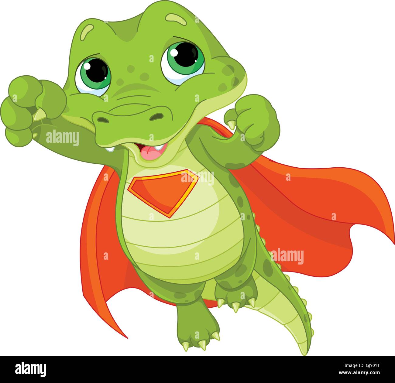 Leaping alligator Stock Vector Images - Alamy