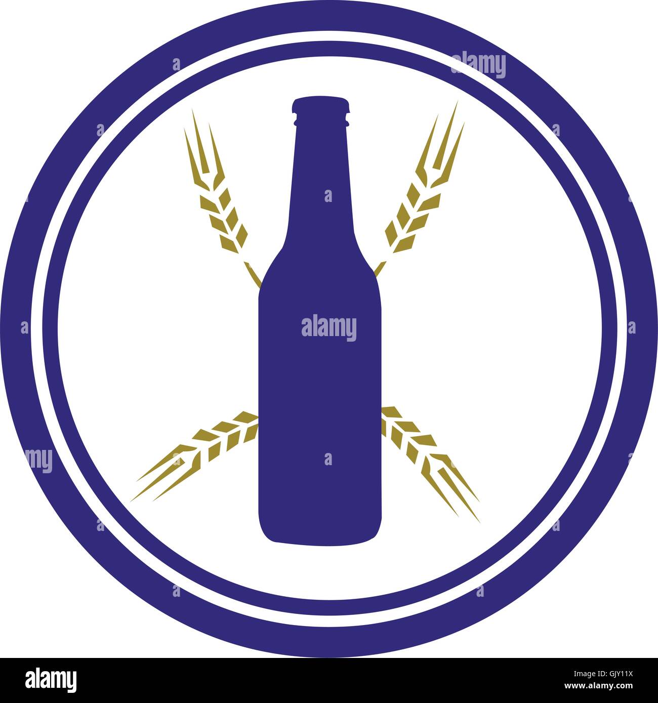 Beer & Barley Logo Stock Vector Image & Art - Alamy