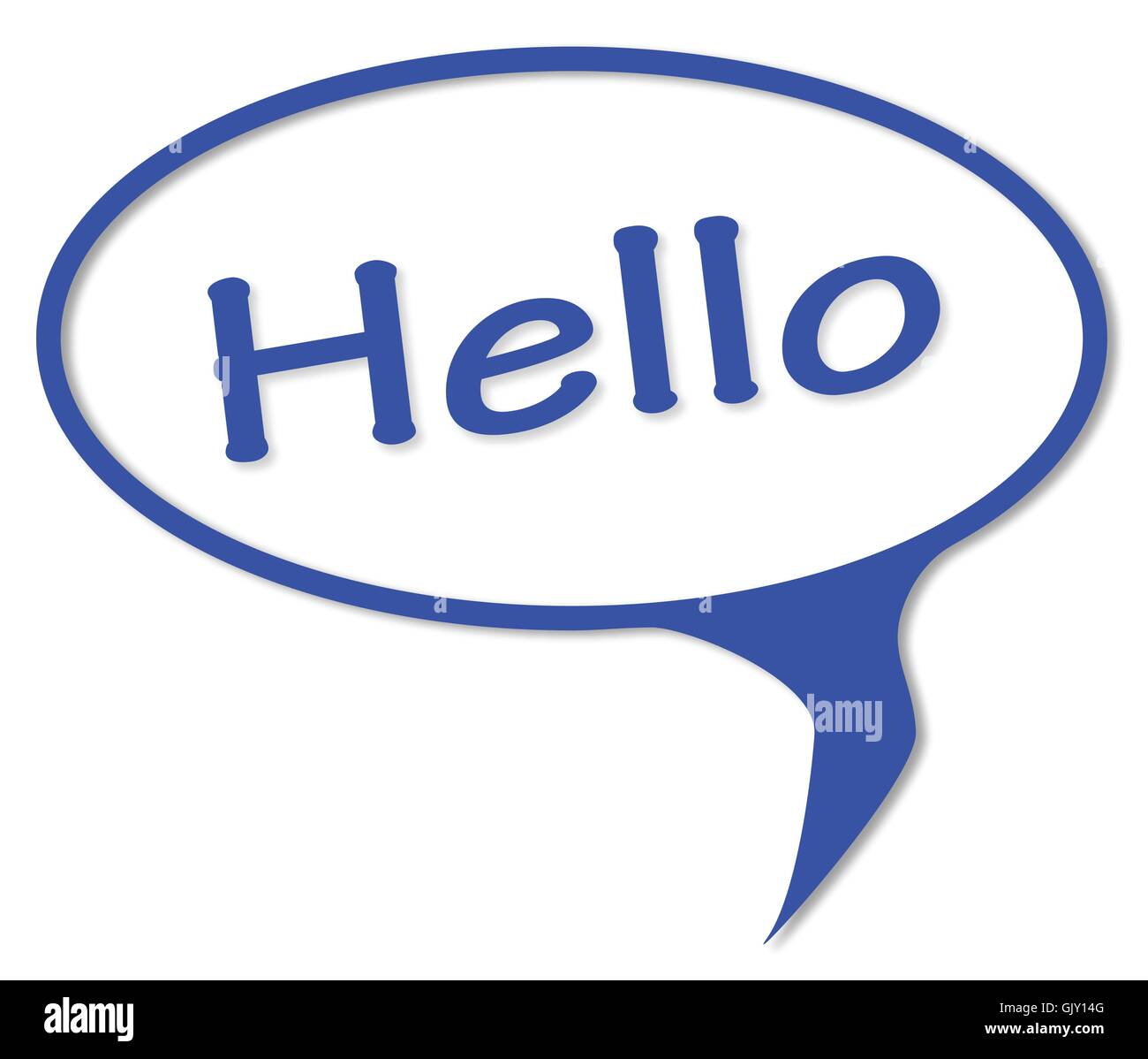Greeting speech bubble hi-res stock photography and images - Alamy