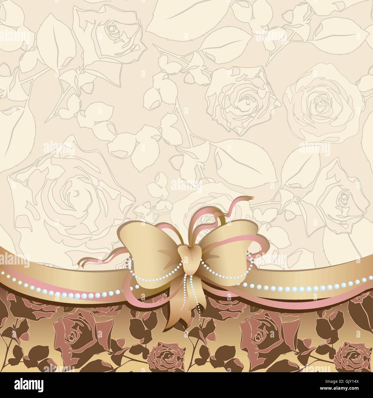 background with bow Stock Vector Image & Art - Alamy
