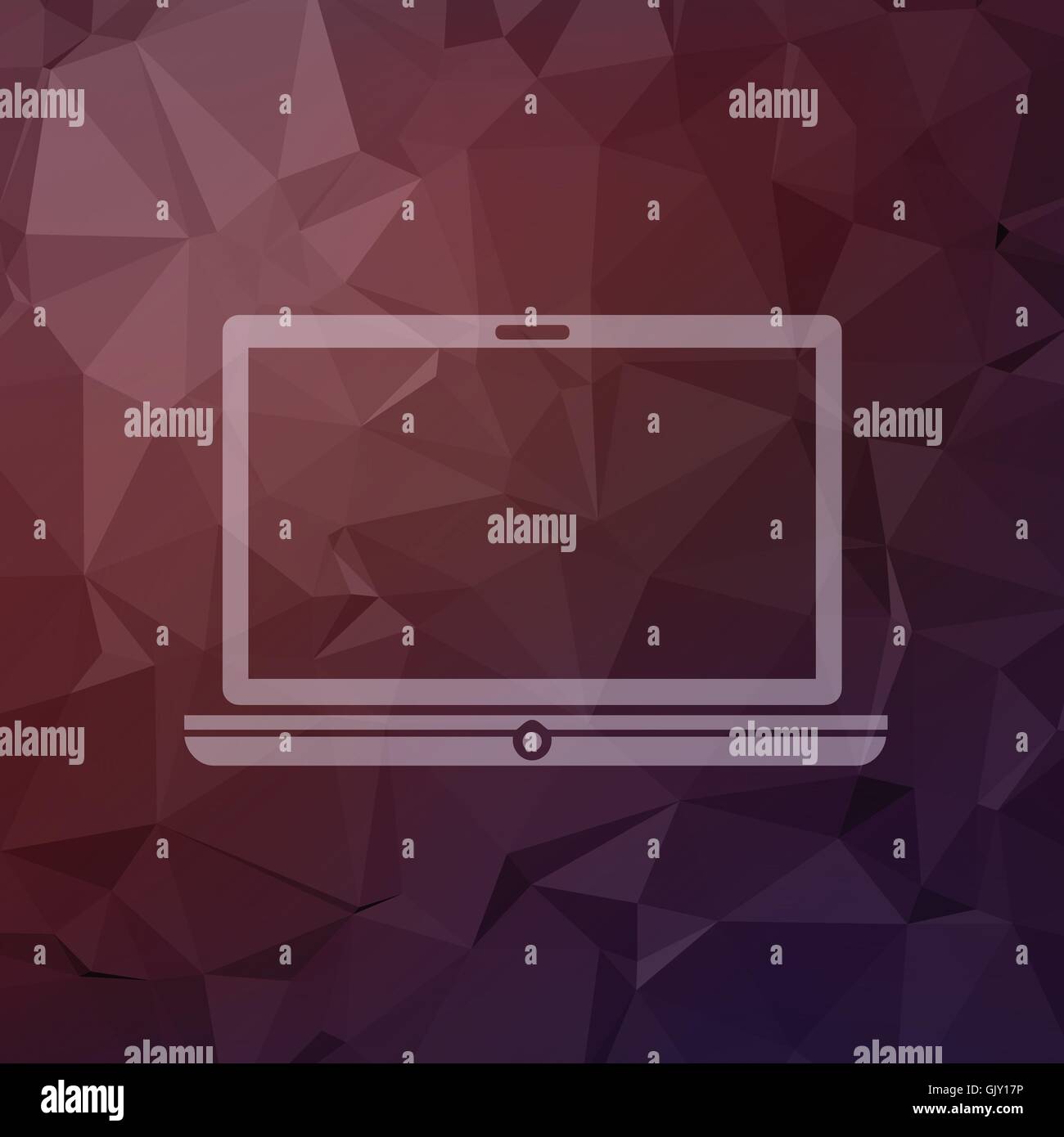 Laptop open in front of Stock Vector Images - Alamy