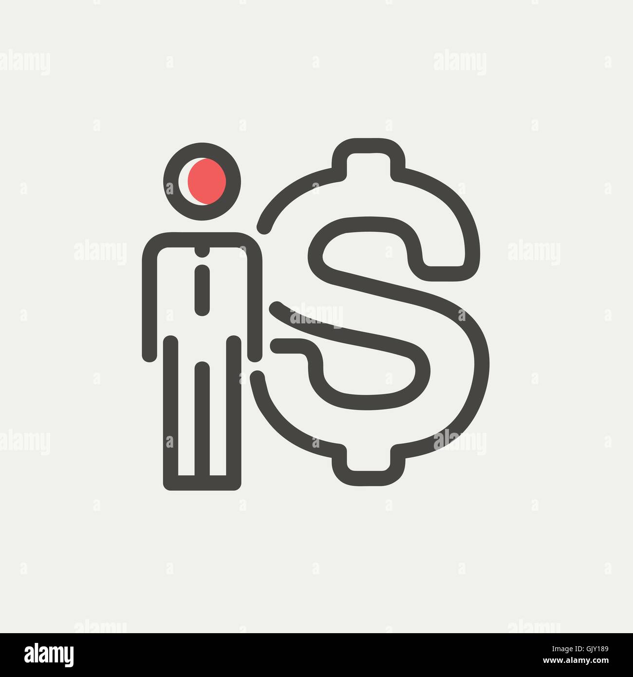 One dollar sign Stock Vector Images - Alamy