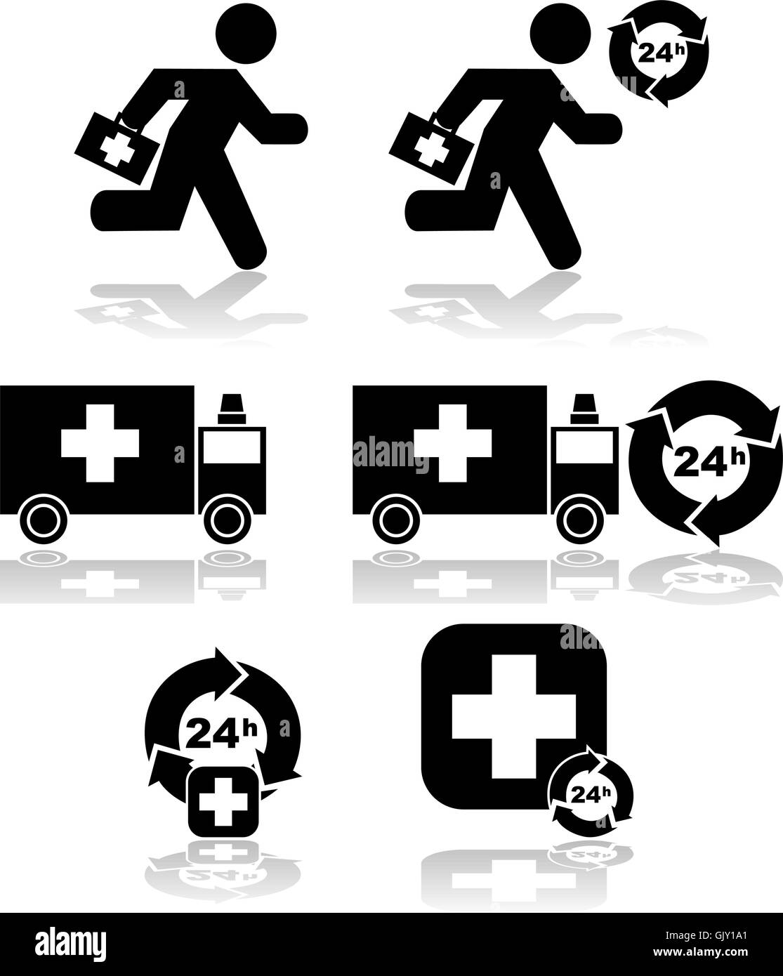 Ambulance access Stock Vector Images - Alamy