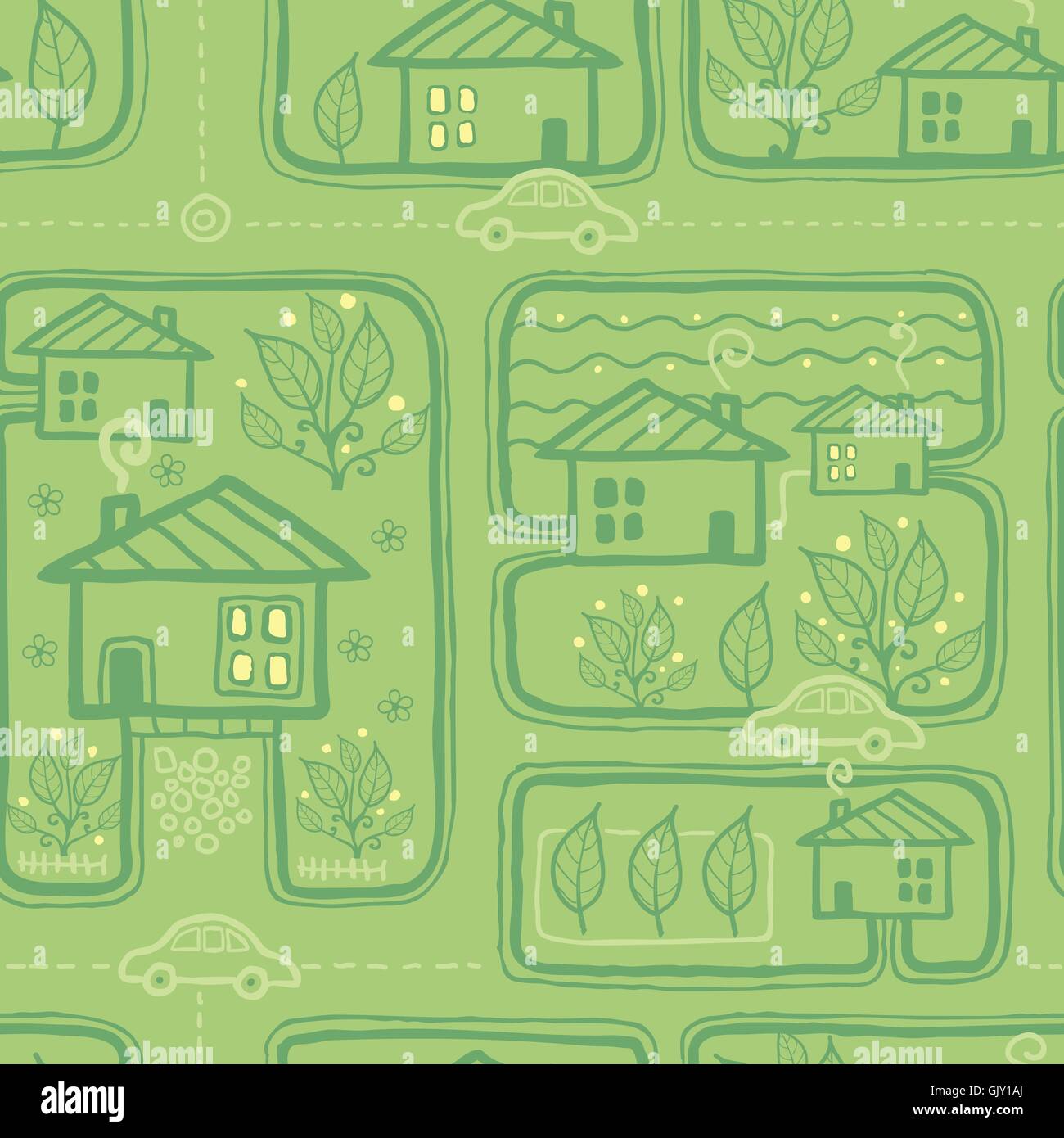 Town streets seamless pattern background Stock Vector Image & Art - Alamy