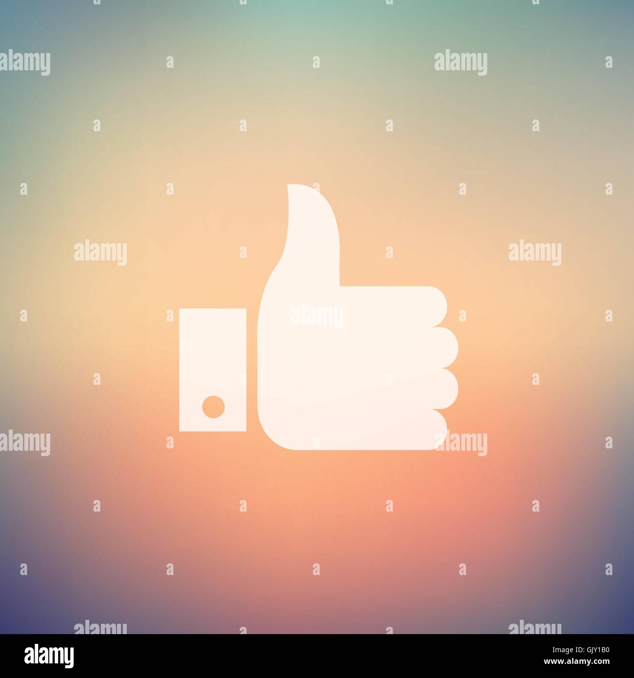 Like symbol in flat style icon Stock Vector Image & Art - Alamy