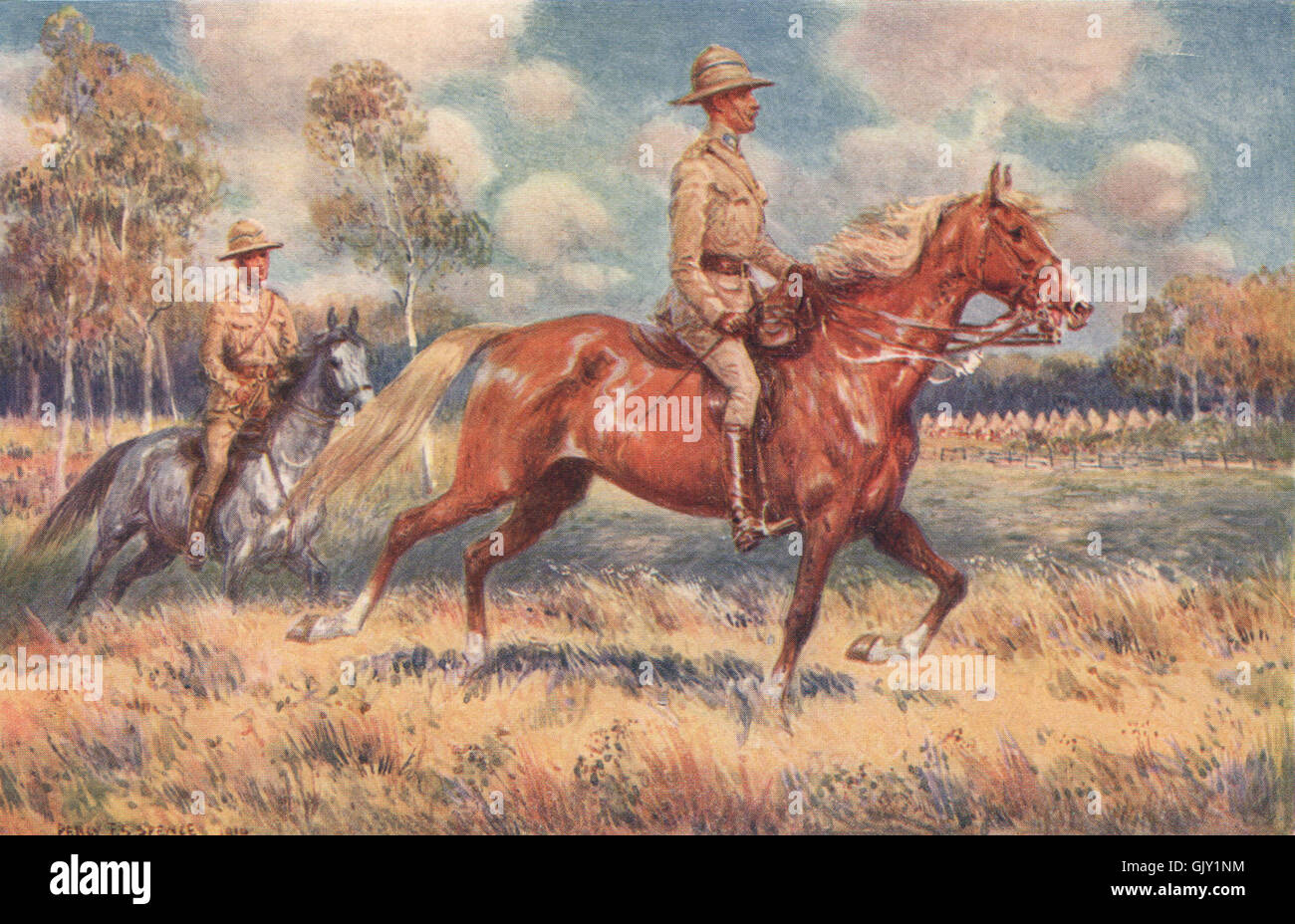 'A Colonel of Australia's Citizen Forces' by Percy Spence. Australia ...