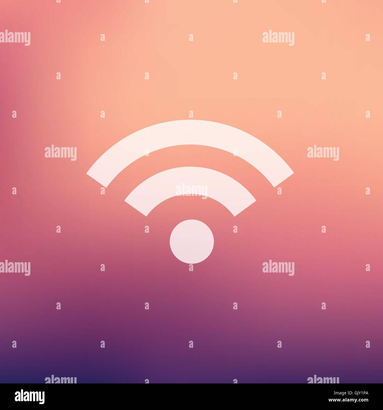 Wifi signal icon in Stock Vector Images - Alamy