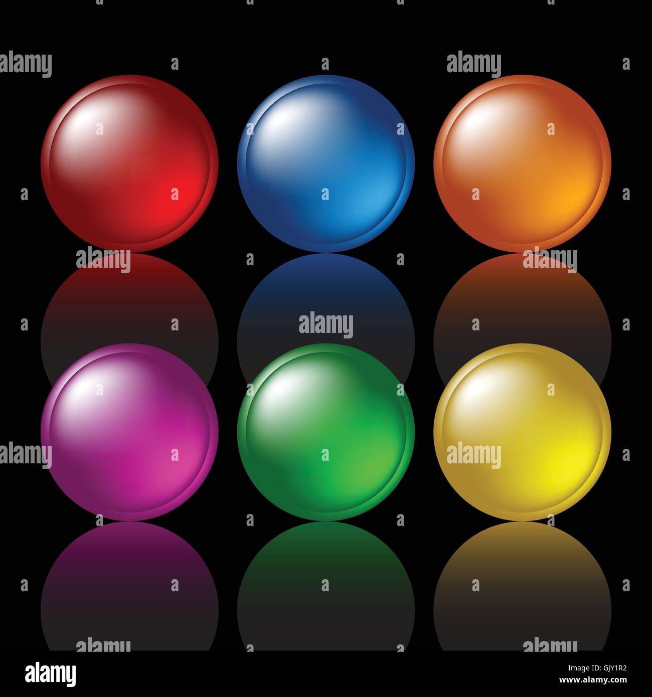 Digital buttons Stock Vector Images - Alamy