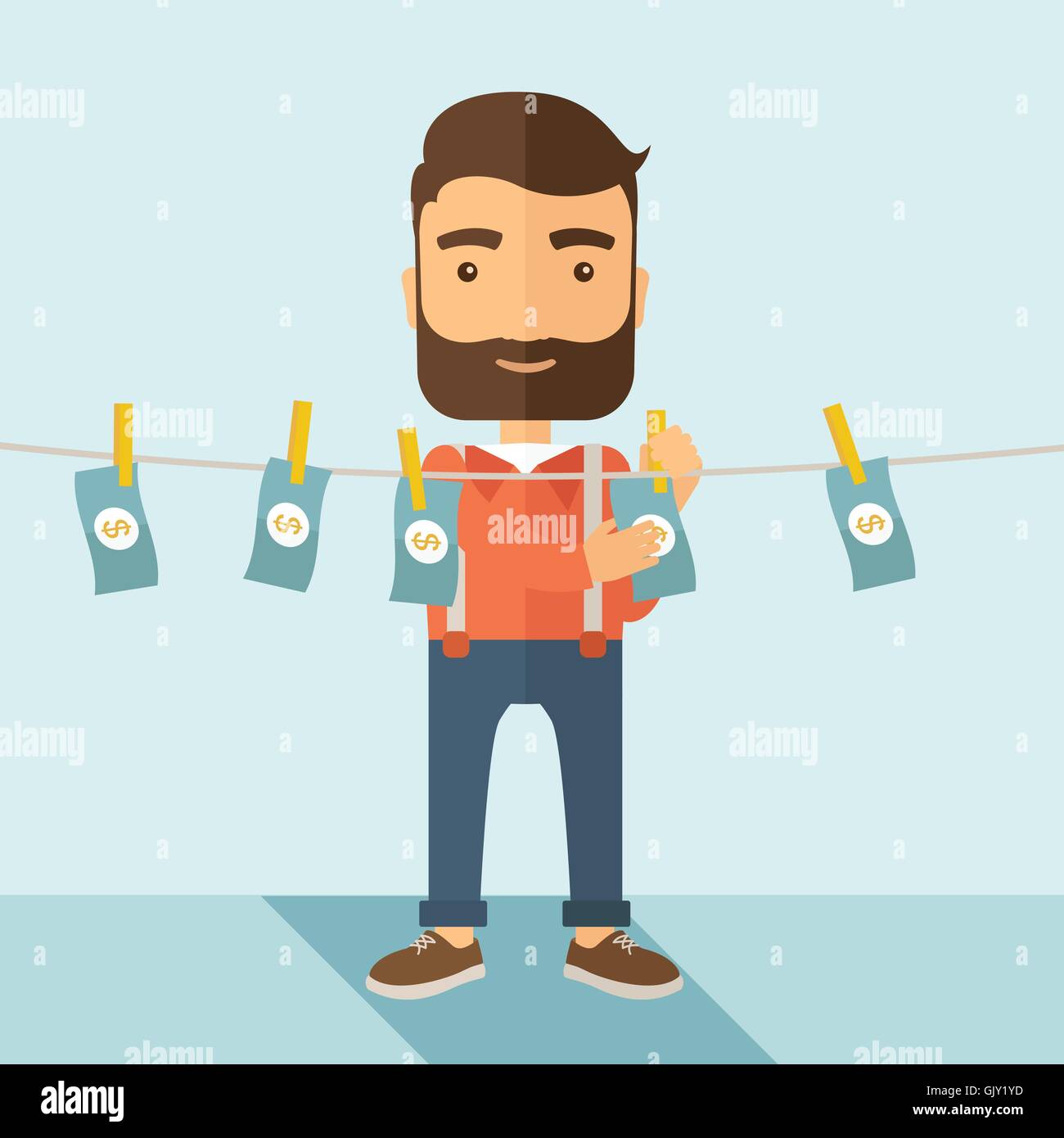 Laundering Stock Vector Images - Alamy