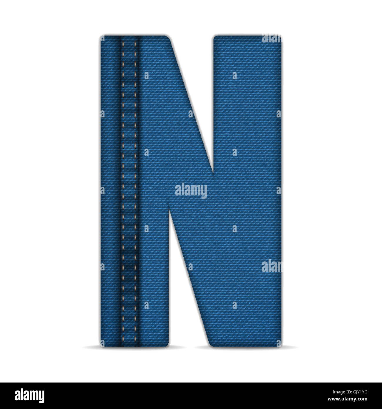 Jean letters Stock Vector Images - Alamy