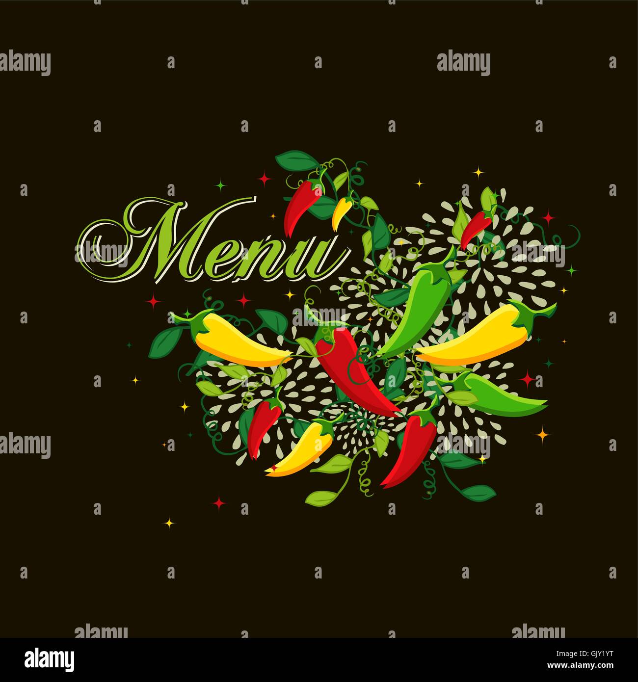 Mexican food menu cover design Stock Vector Image & Art - Alamy