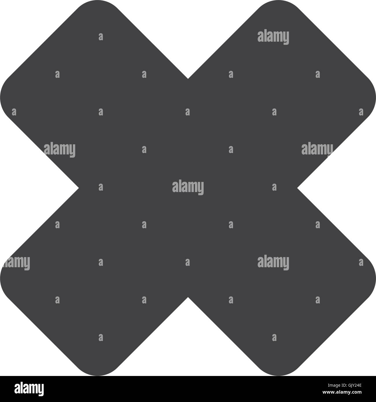 cross x lock Stock Vector Image & Art - Alamy