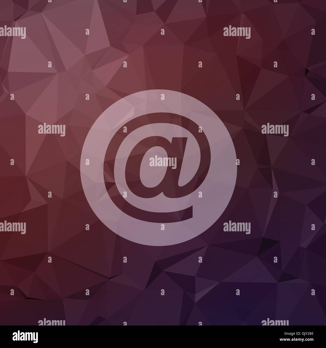 Mail icon in flat Stock Vector Images - Alamy