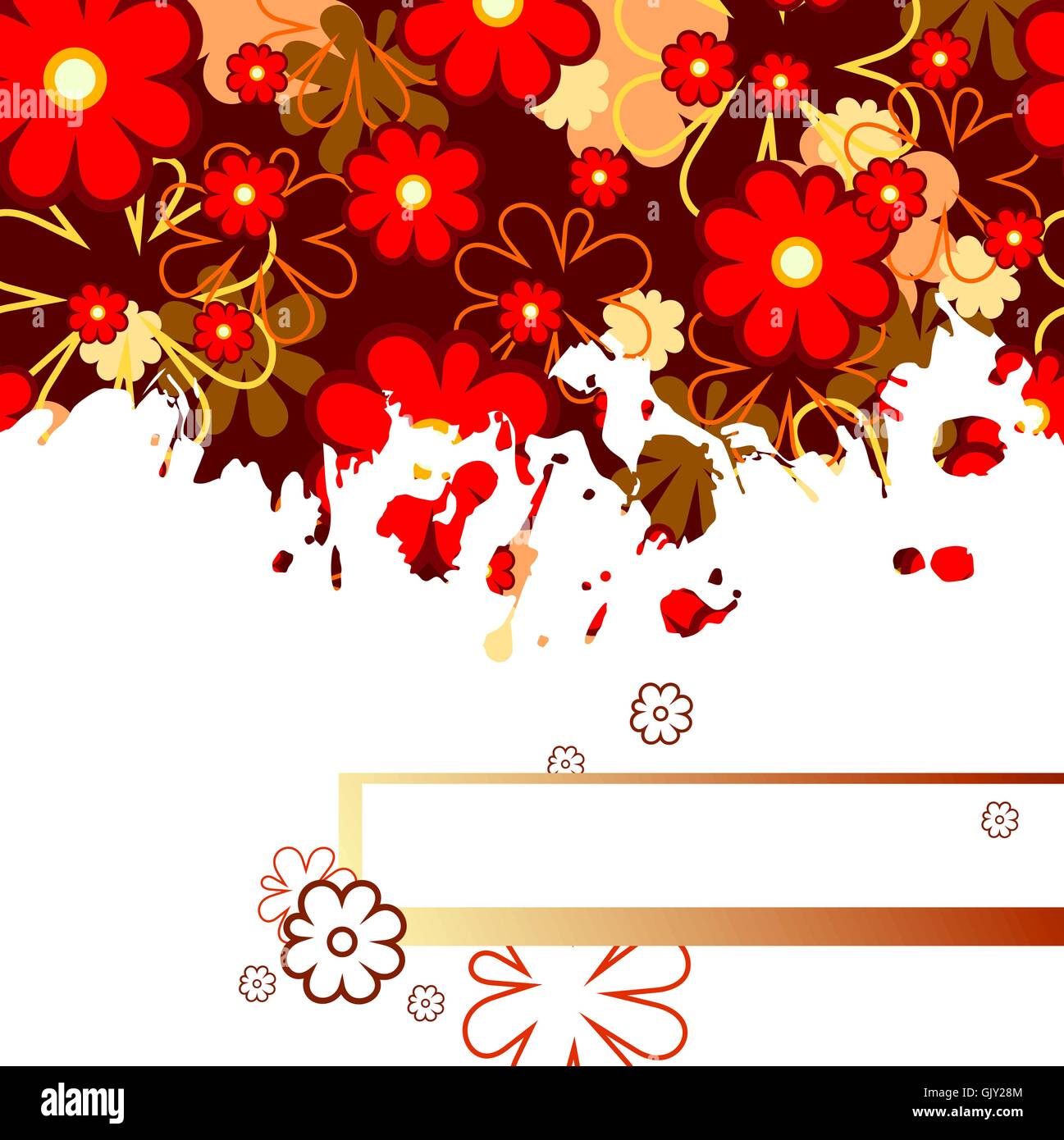 Daisy web background Stock Vector Images - Alamy