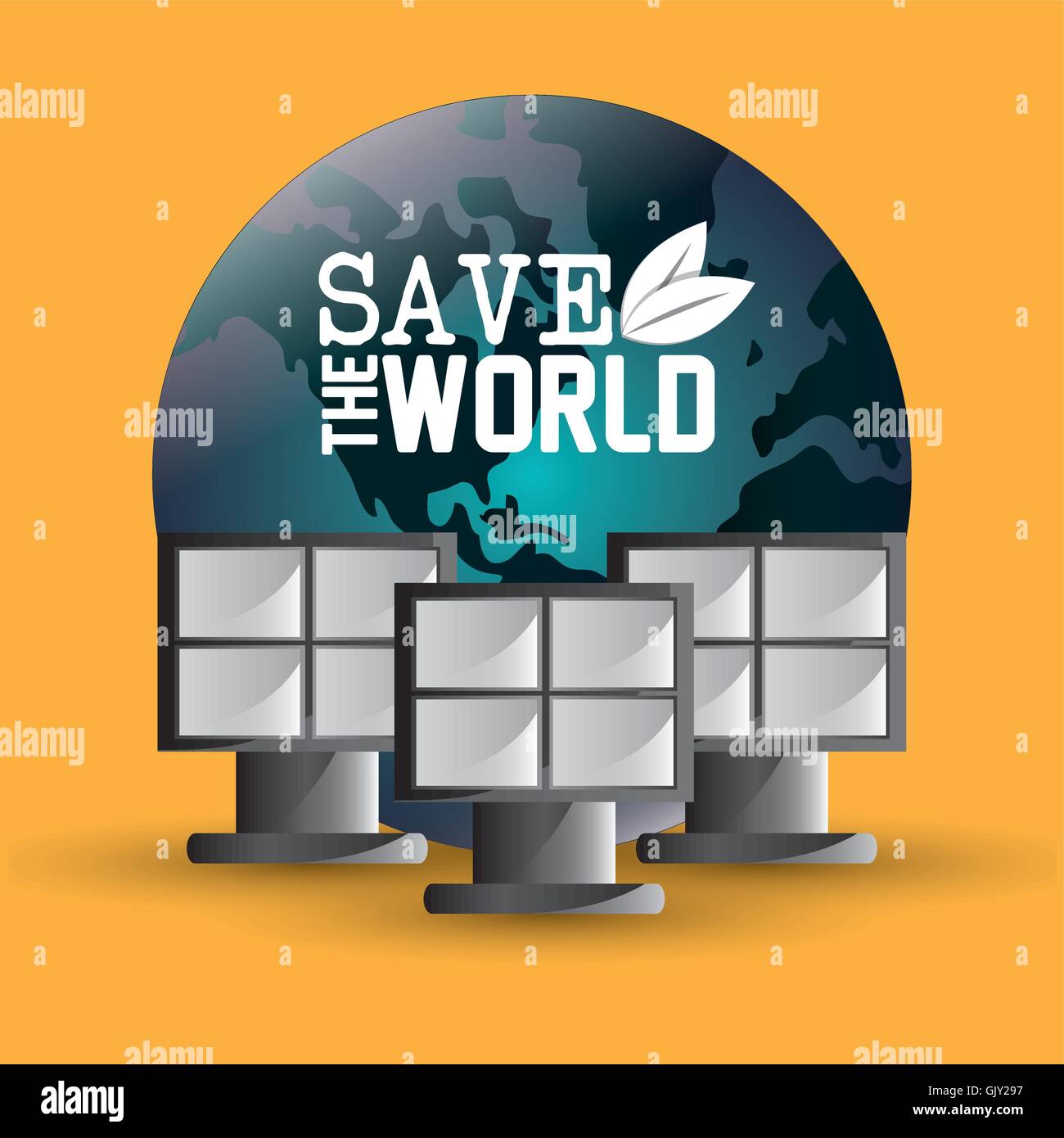 Save world design Stock Vector Image & Art - Alamy