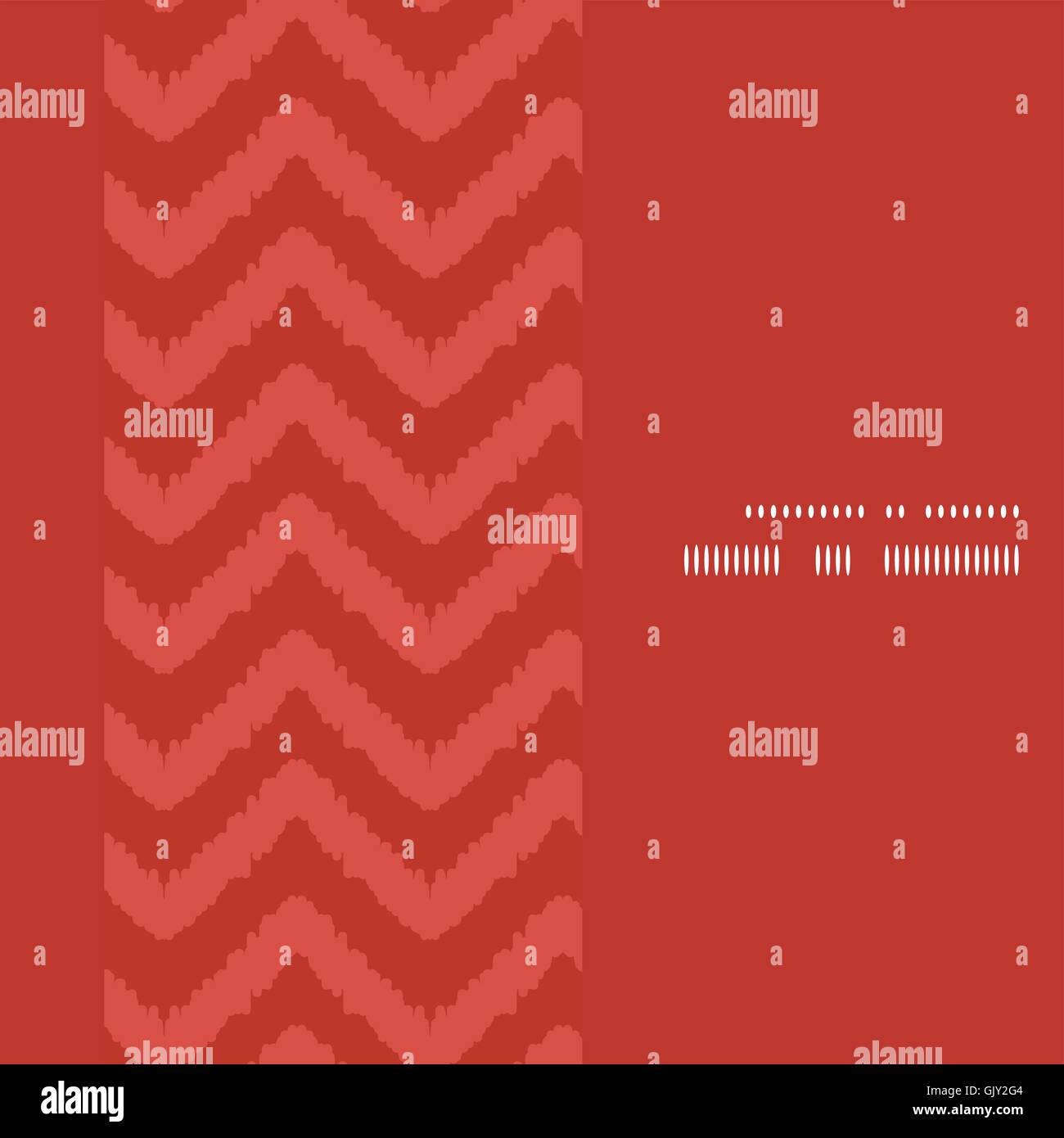 Vector Colorful Ikat Chevron Vertical Frame Seamless Pattern Bac Stock Vector Image & Art - Alamy